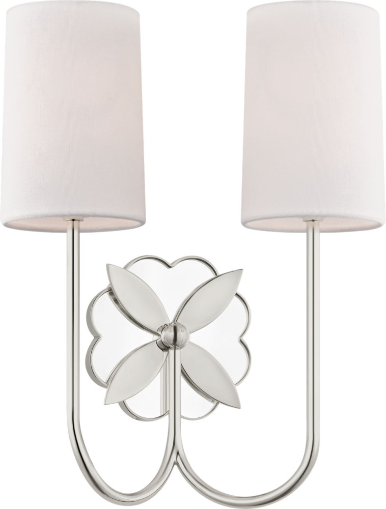 SPENCER 13 2L SCONCE PN : 7079CNY : Polished Nickel | ELAN STUDIO LIGHTING